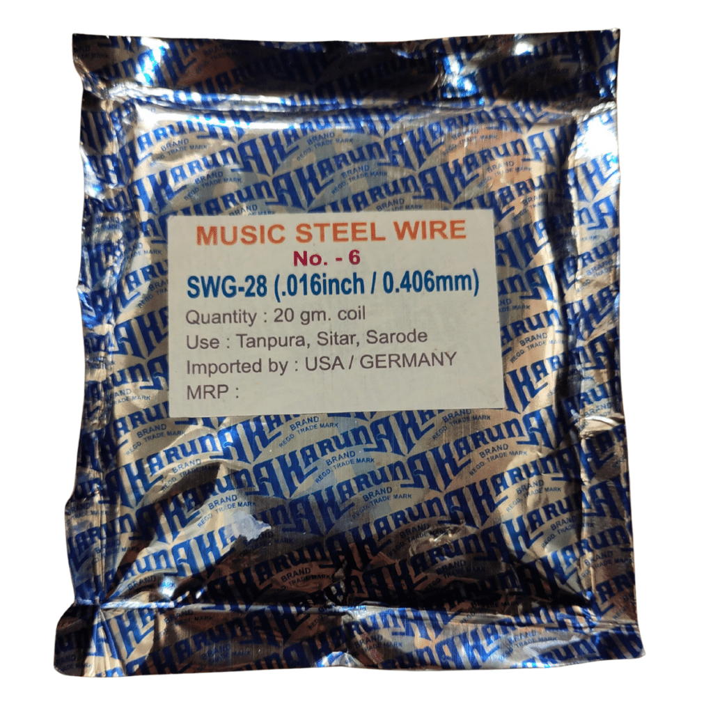 CORDE POUR SITAR ACIER N6 - Pick et Boch